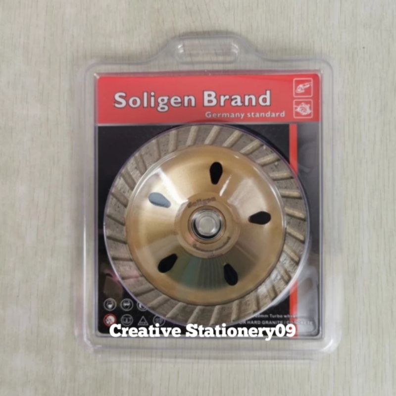Jual Diamond Wheel CUP SOLIGEN MANGKOK 4 INCH /Mata Gerinda Poles Beton ...