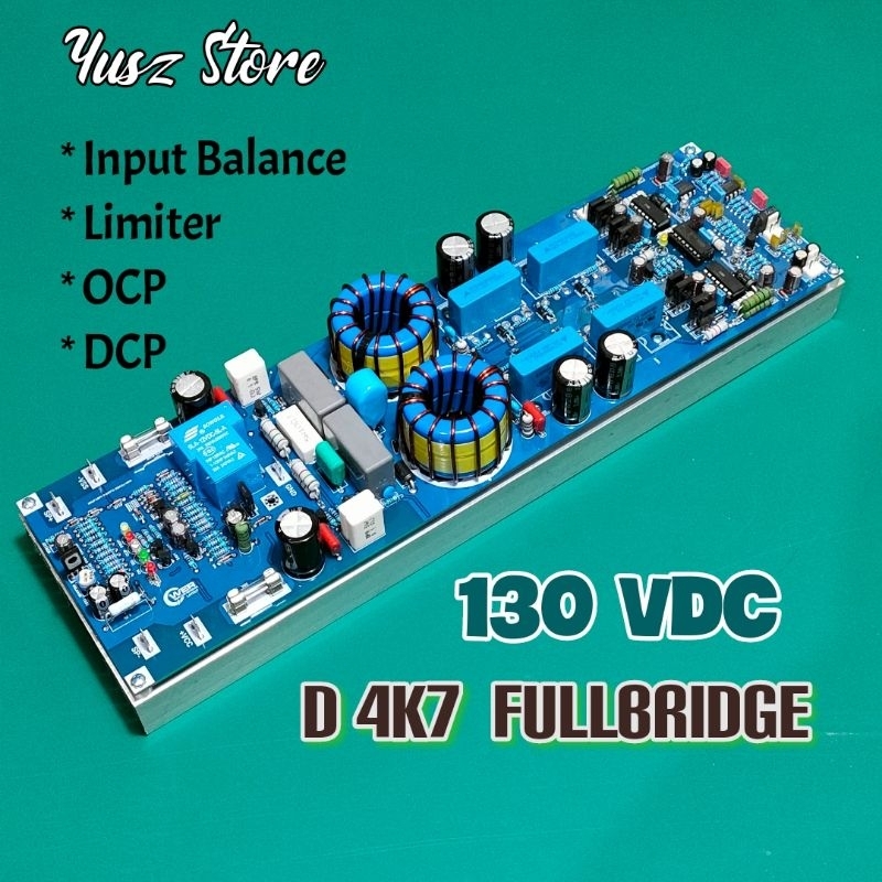 Jual Class D D4K7 Fullbridge 130VDC full fitur Power Amplifier | Shopee ...