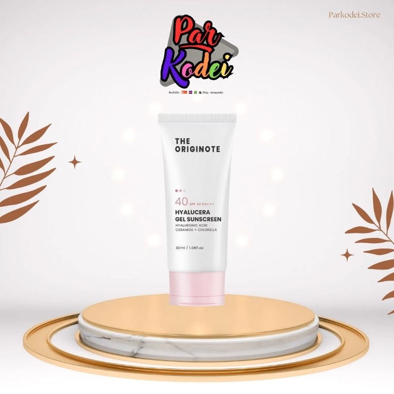 Jual The Originote Hyalucera Gel Sunscreen SPF 40 PA+++ 30ml | Shopee ...