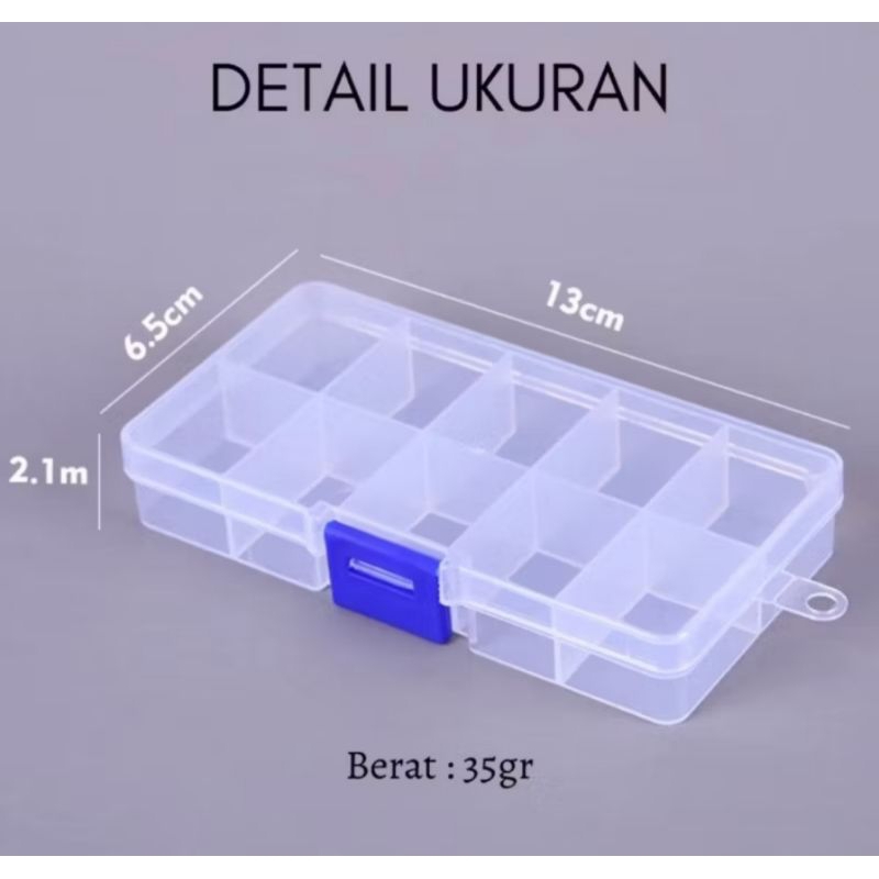 Jual BOX MATA KAIL 10 SEKAT BISA UNTUK BOX AKSESORIS OBAT DLL | Shopee ...