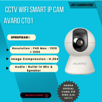 Jual AVARO SMART CCTV IP CAMERA CT01 (DIGANTI ADVAN CCTV ,BISA CHAT ADMIN) | Shopee Indonesia