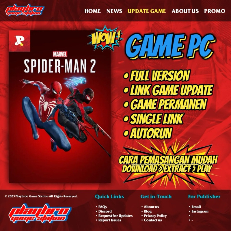 Jual Marvel Spider Man 2 - Game PC/Laptop (Download to Play Bro ...