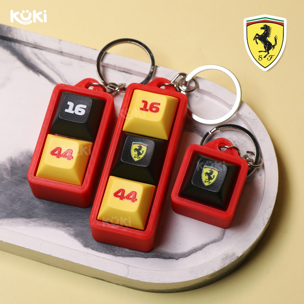 Jual F1 Driver Numbers Team Keyboard Keychain | 3D Printed - Kuki ...