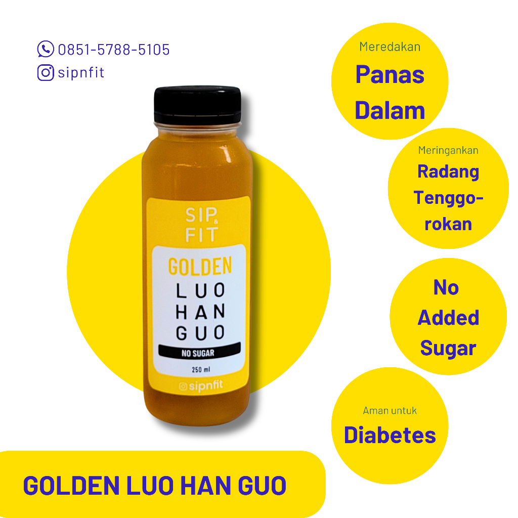 Jual Sip & Fit Golden Luo Han Guo + Chrysanthemum (Lo Han Ko Kuo Go ...