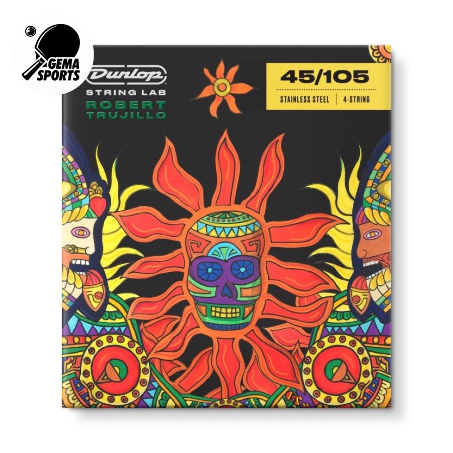 Jual Senar Bass Dunlop Stainles Steel Robert Trujillo 4 String Long ...