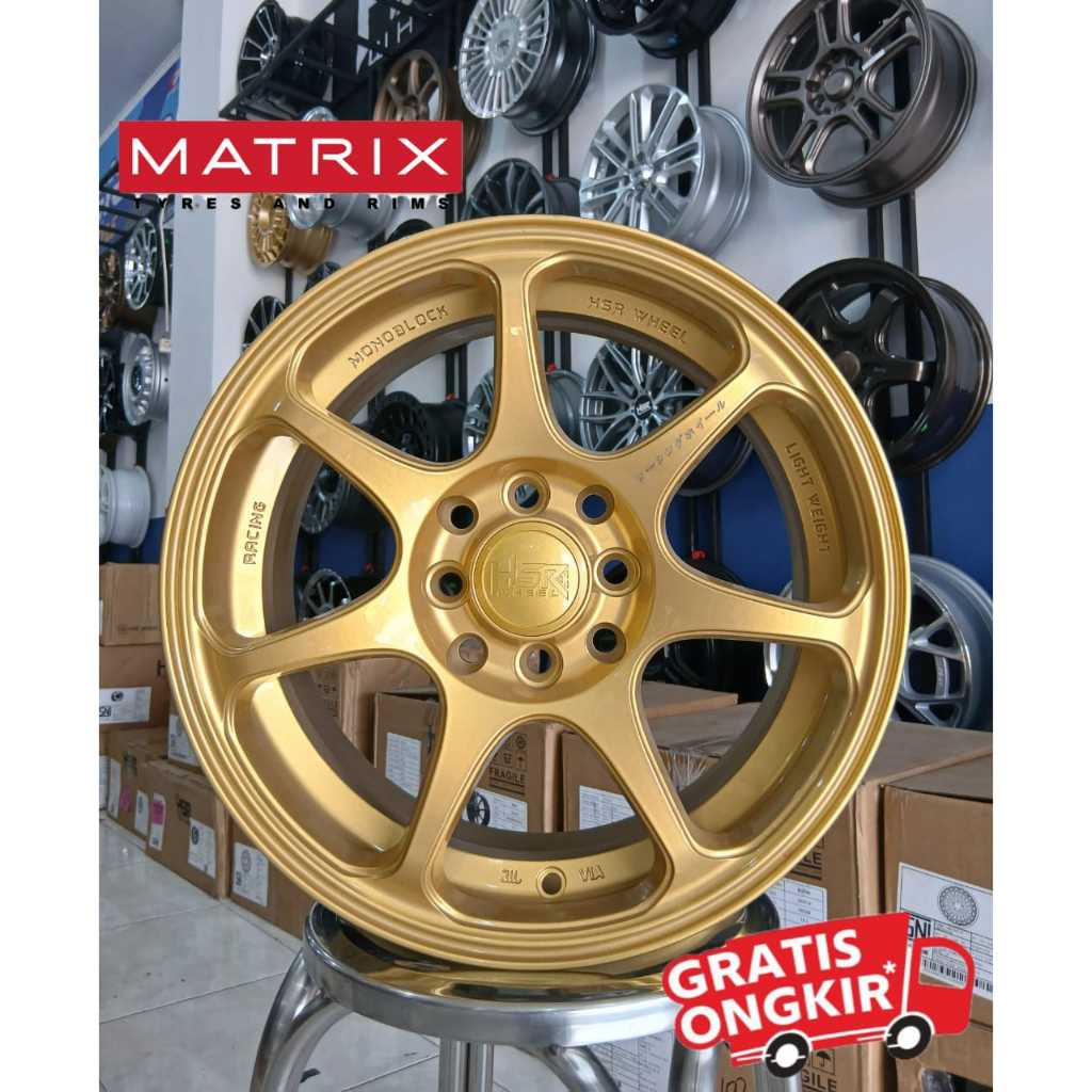Jual VELG MOBIL RING 15*6,5 HOLE 8X100-114,3 VELG RACING HSR TYPE ...