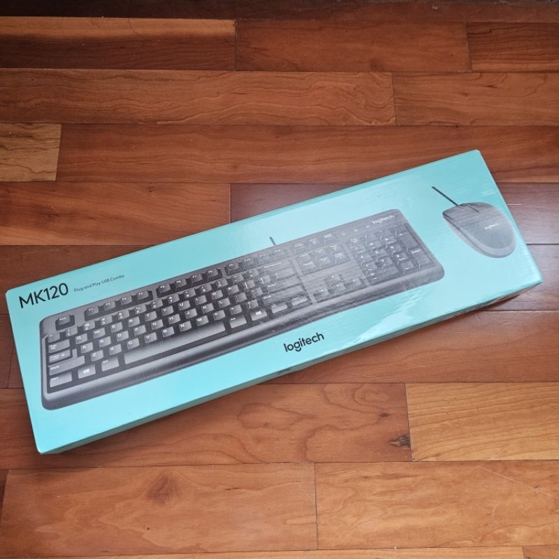 Jual Keyboard Mouse Logitech Mk120 Shopee Indonesia