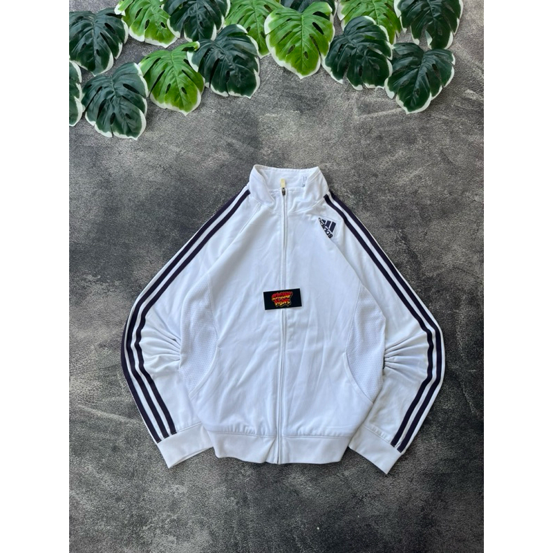 Jual TRACKTOP ADIDAS PUTIH GARIS HITAM ORIGINAL | Shopee Indonesia