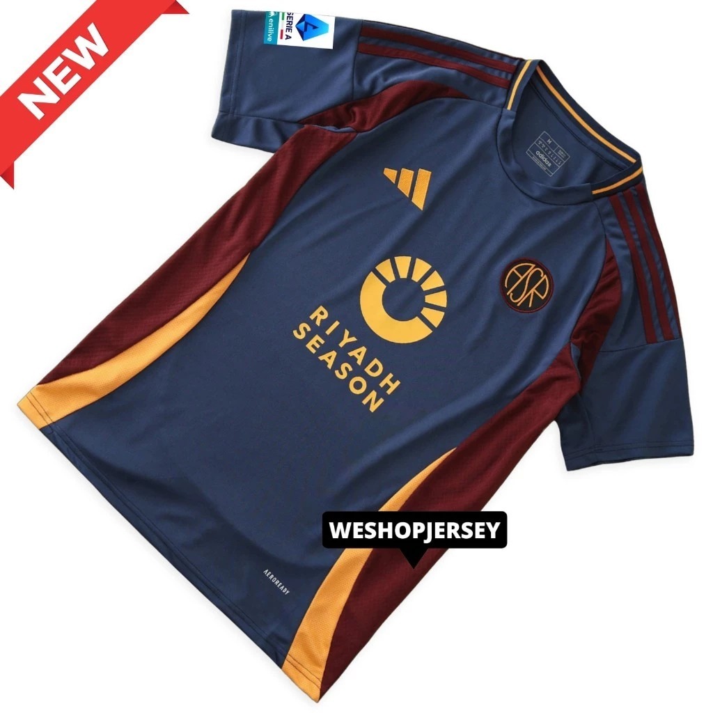 Jual Fans Version Jersey As Roma Navy 2024 2025 Baju Bola Asroma 3rd 24 ...