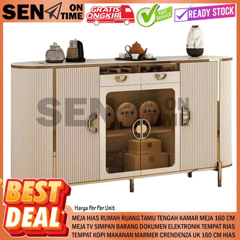 Jual Meja Rias Tv Buppet Buffet Tempat Penyimpan Marmer Impor Lemari ...