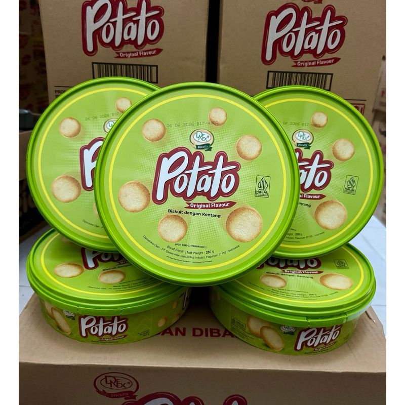 Jual [ Expt 2026 ] DENEX Potato Original Flavour 250gr// Biskuit ...