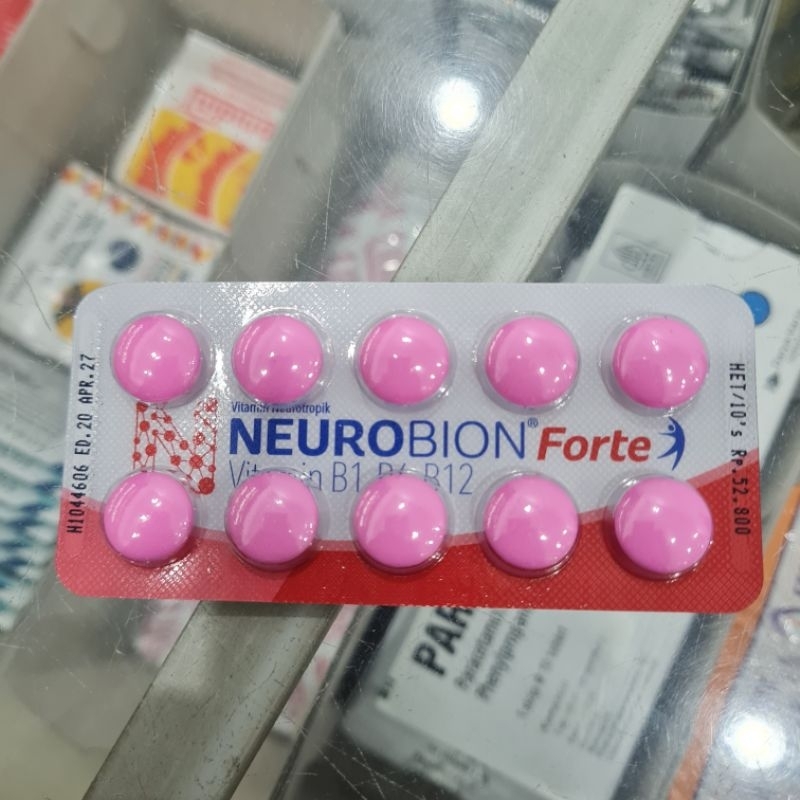 Jual NEUROBION FORTE TAB 1 STRIP @ 10 TABLET / VITAMIN NEUROTROPIK ...