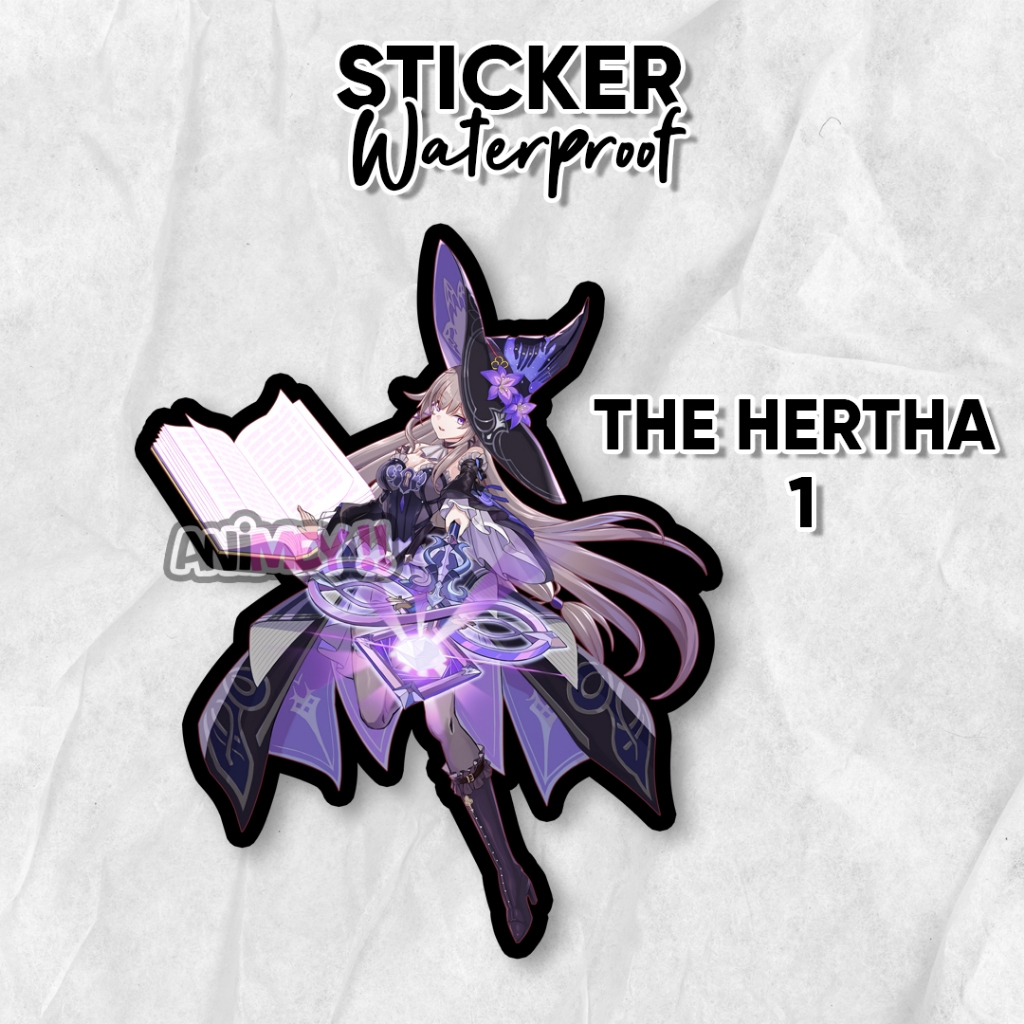 Jual Stiker The Hertha Game Honkai Star Rail / Sticker Anime Waterproof ...