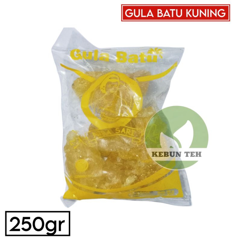 Jual Gula Batu Kuning 250gr Manis alami tanpa pengawet | Shopee Indonesia