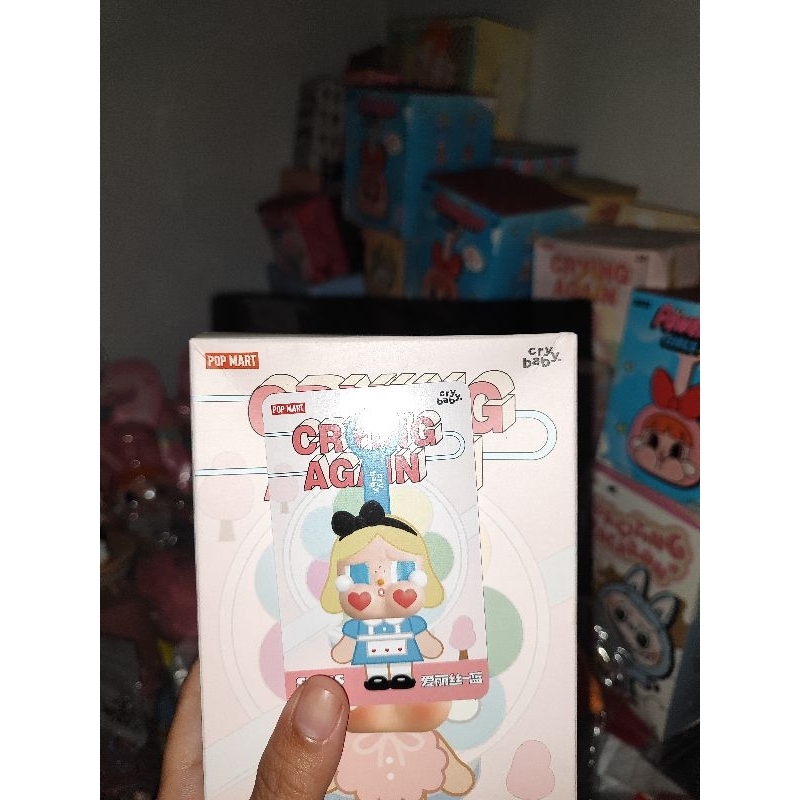 Jual popmart crybaby crying again Alice | Shopee Indonesia