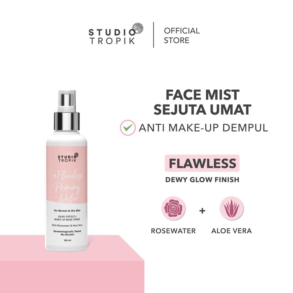 Jual STUDIO TROPIK PRIMING WATER ( 30 / 150 ml ) Priming Water Make-Up Base Spray , Original ...