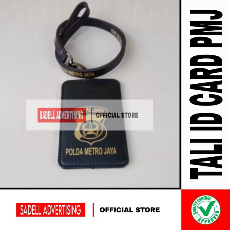 Jual Tali Id Card Polda Metro Jaya Id Card Polda Metro Jaya Hitam ...