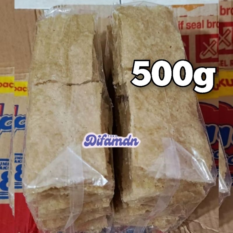 Jual termurah! kerupuk puli mentah 500gram / krecek krupuk puli ...
