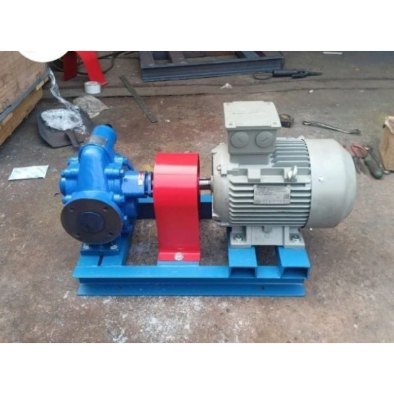 Jual GEAR PUMP ROTOR RK200LPM YUEMA MOTOR 4KW 5,5HP 4pole 3phase 380V ...