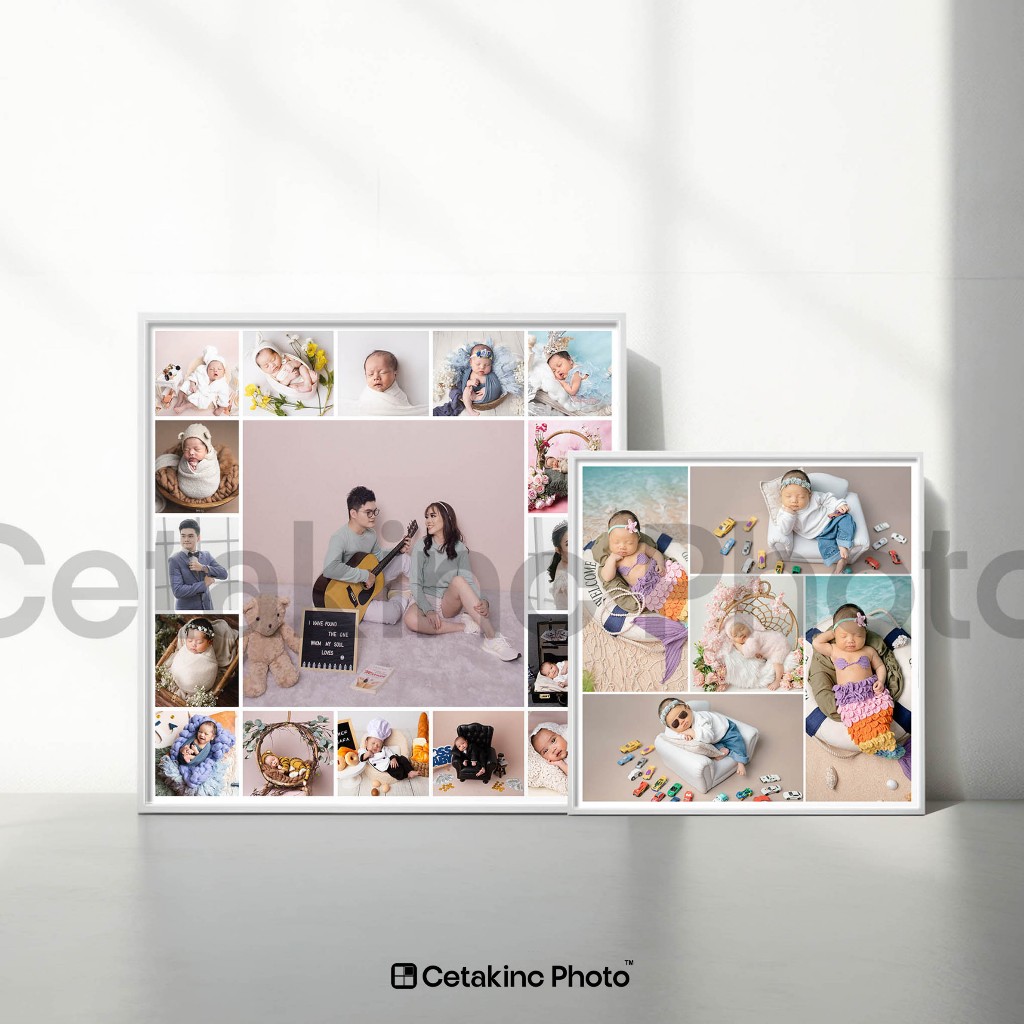 Jual INSTAMIX MOZA | Paket Cetak foto mosaic + bingkai laminating 30x30 ...