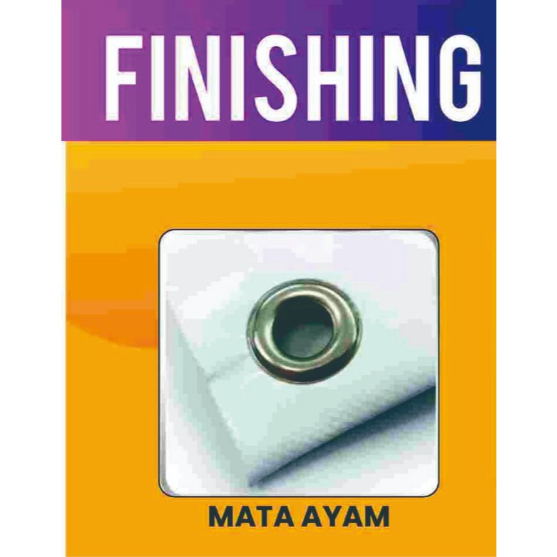 Jual Finishing MMT Banner Mata Ayam | Shopee Indonesia