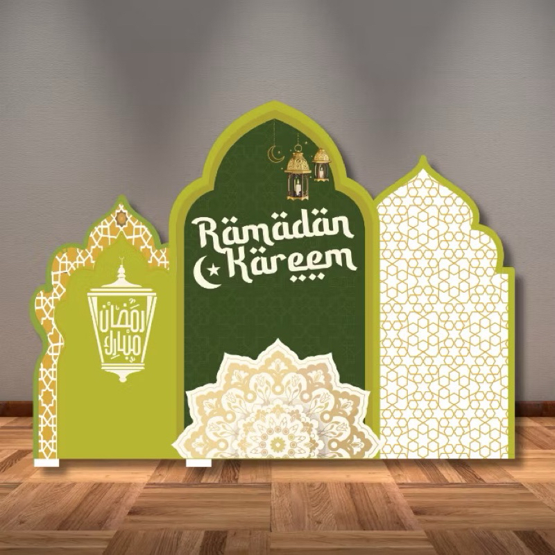 Jual STANDING BACKDROP PANGGUNG DEKORASI RAMADHAN EID MUBARAK BULAN ...