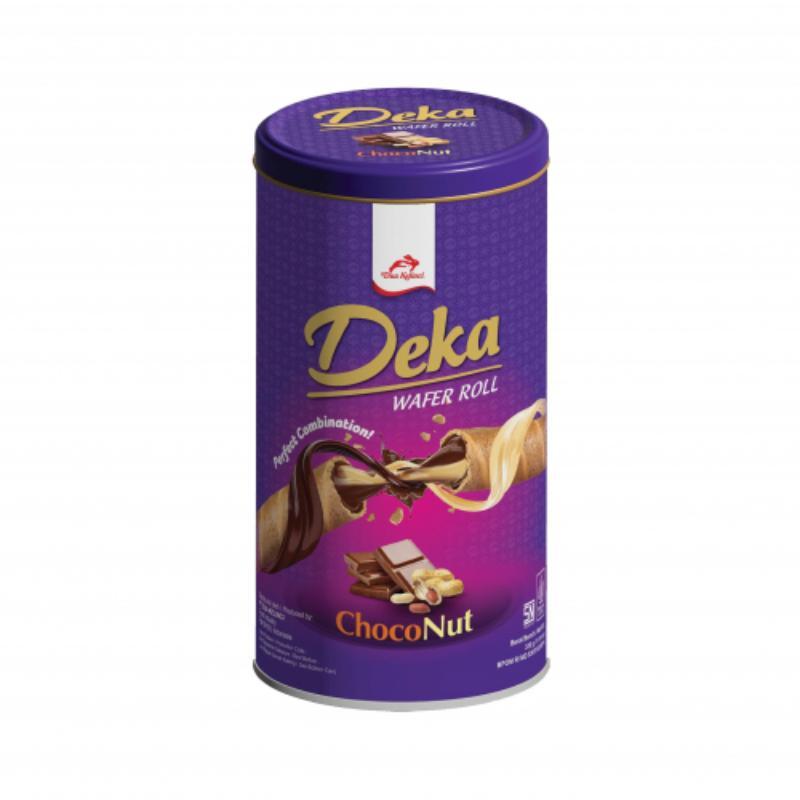 Jual Deka Wafer Roll Choco Nut Kaleng 280 g | Shopee Indonesia