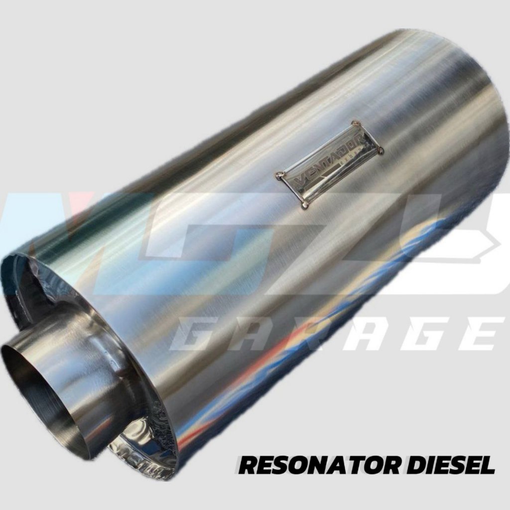 Jual Resonator diesel 4/5 pajero innova fortuner tabung 4/5 inch pipa ...