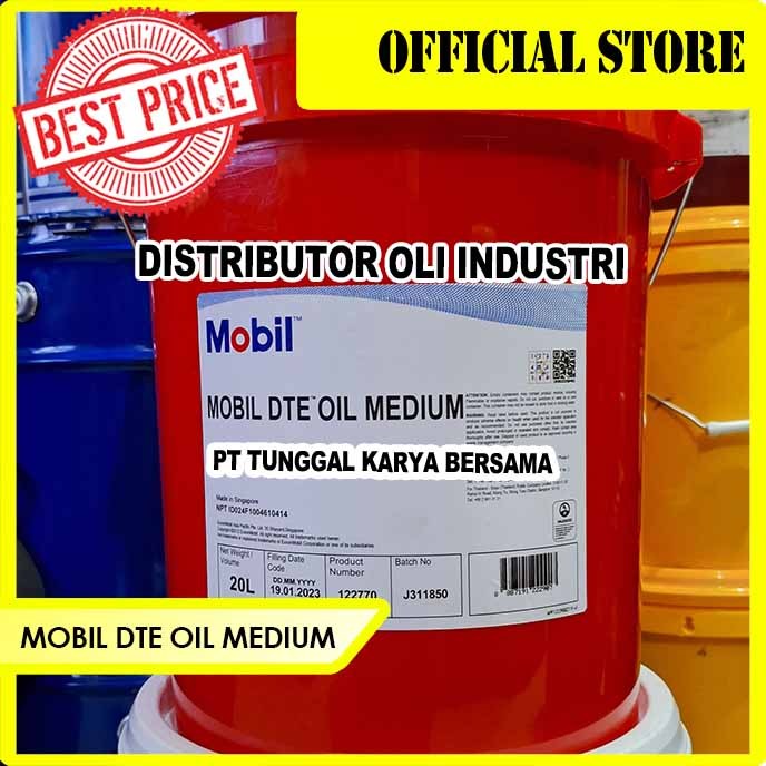 Jual MOBIL DTE OIL MEDIUM ( Ready Stock - 20 Liter ) | Shopee Indonesia