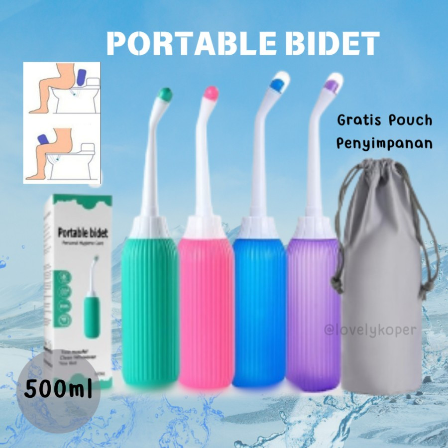 Jual Portable Bidet Portabel Spray Travel Semprotan Cebok Toilet Pencet ...