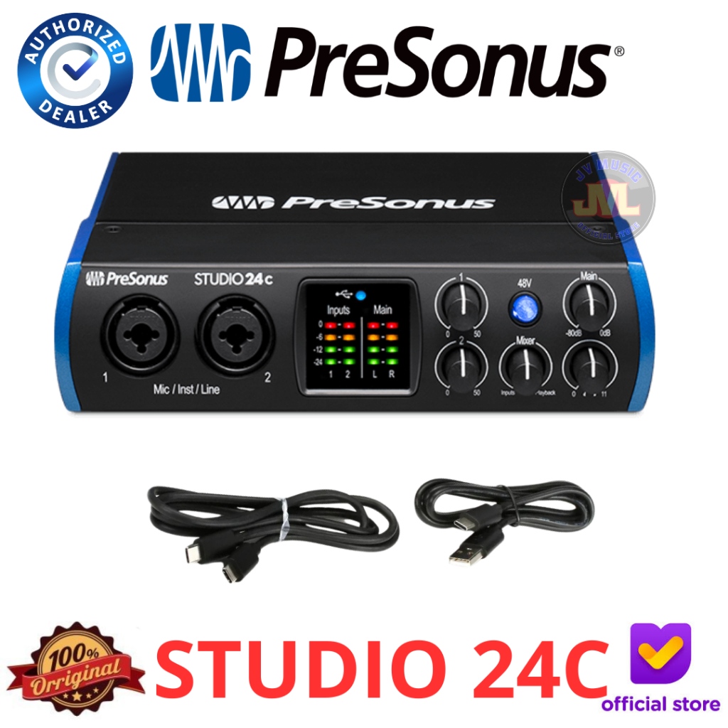 Jual Presonus Studio 24C USB Audio Interface Soundcard Original ...