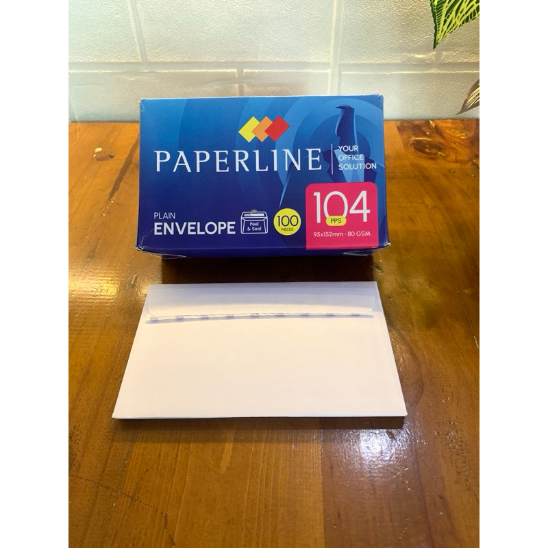 Jual AMPLOP PUTIH PAPERLINE 104/PCS | Shopee Indonesia