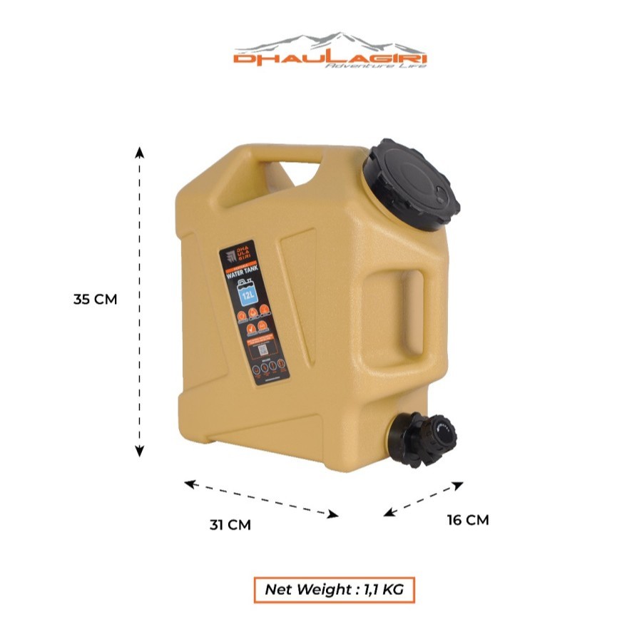 Jual Dhaulagiri portable water tank 12 liter - dirigen air ...