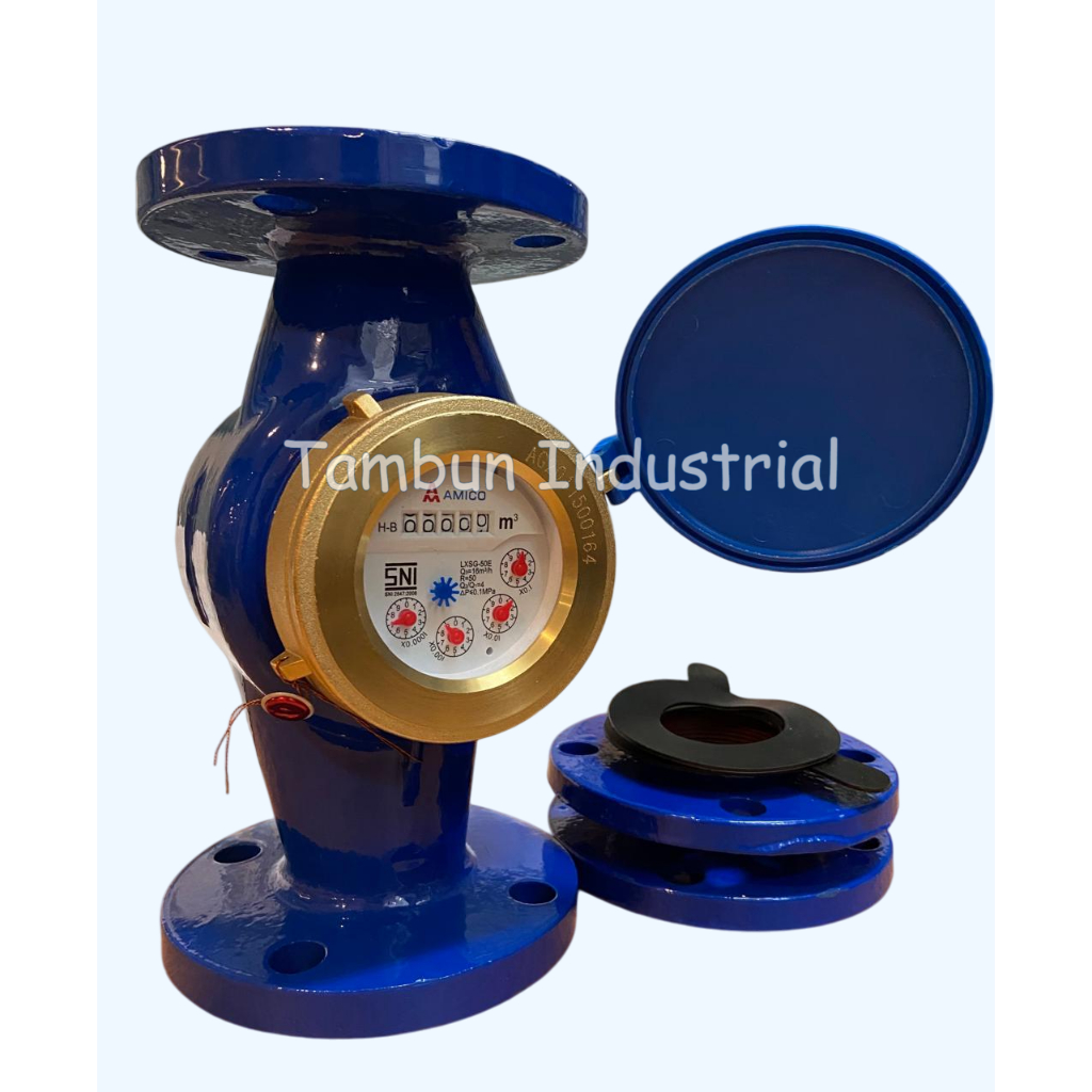 Jual Meteran Air Amico 2 Inchi LXSG-50E Flange, SNI | Shopee Indonesia