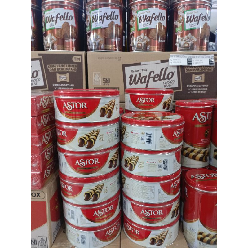 Jual ASTOR TIN DOUBLE CHOCO 156 GR // ASTOR KALENG BULAT // ASTOR ...