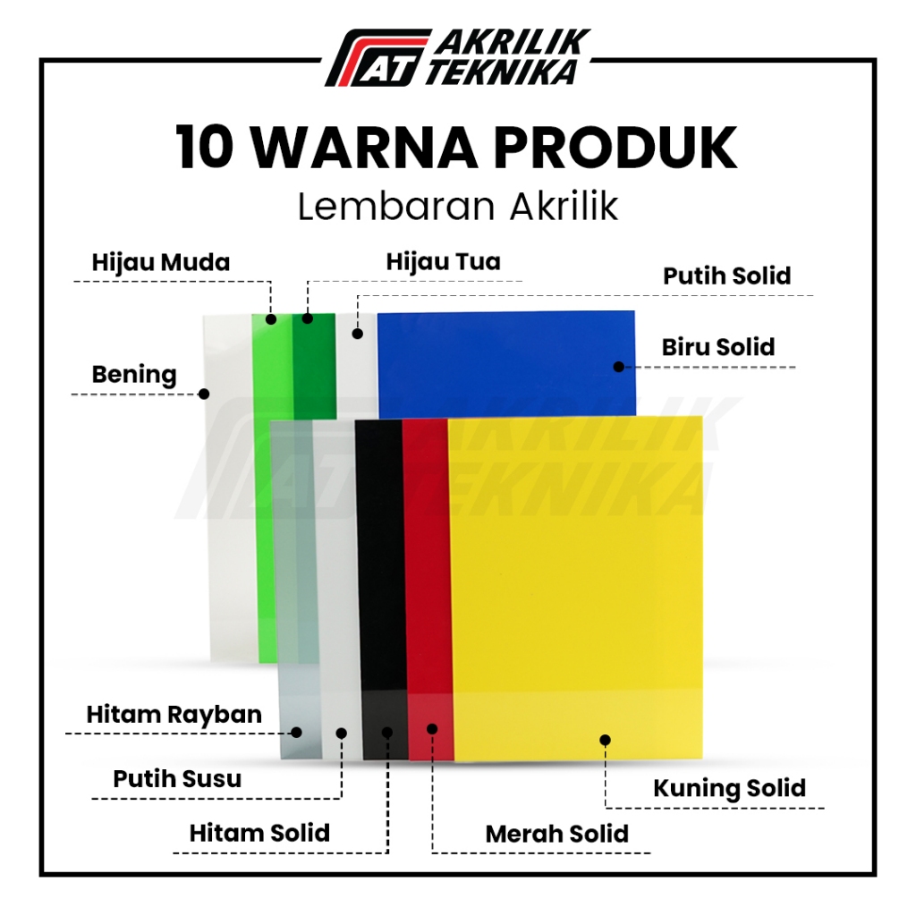 Jual Lembaran Akrilik A4 3mm / Acrylic Sheet Clear / Akrilik Warna ...