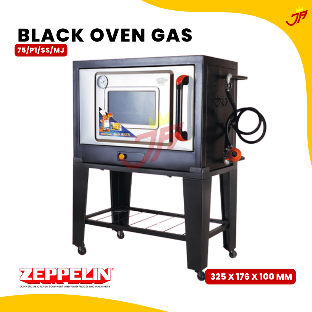 Jual Zeppelin Oven Gas Manual Black Oven 75/P1/SS/MJ Manual / Oven 1 ...