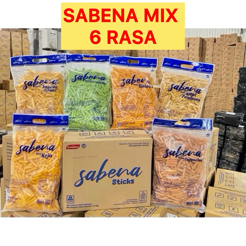 Jual ( 1 dus isi 6 pcs) Sabena Stik 1 Dus Mix Rasa isi 6 pcs berat 135 ...