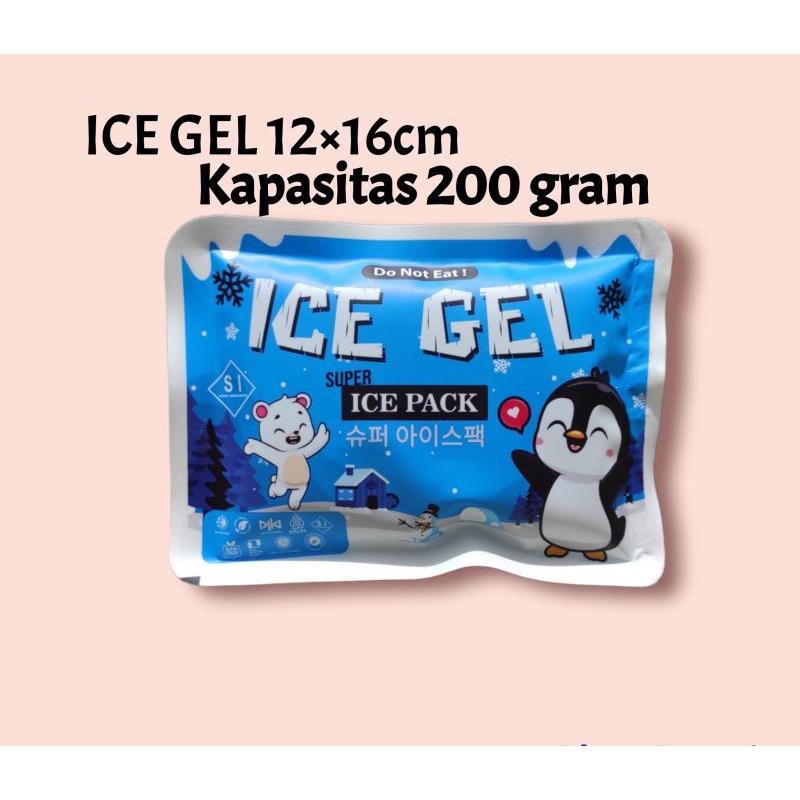Jual Ice Pack Ice Gel 200gram Size 12x16cm Pendingin Tahan Lama Asi ...