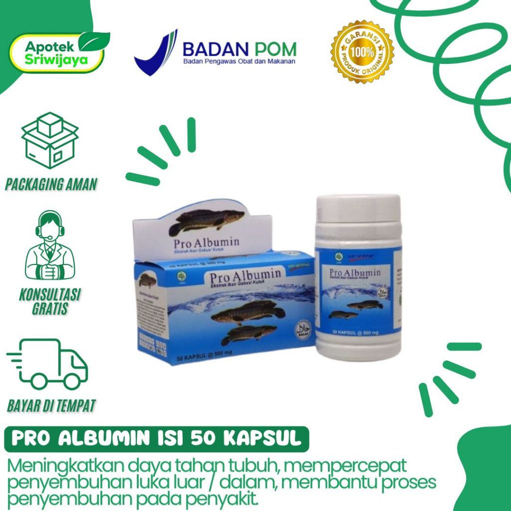 Jual Pro Albumin Isi 50 Kapsul | Shopee Indonesia
