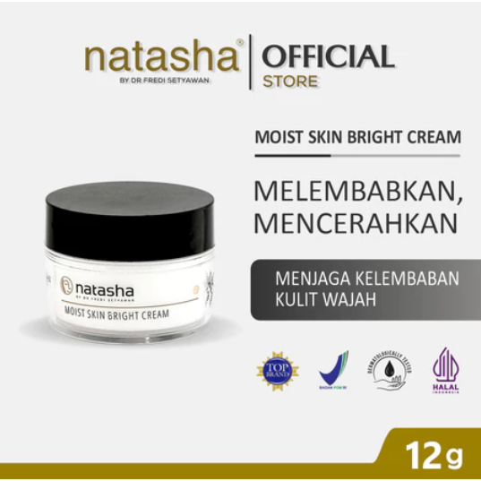 Jual NATASHA SKINCARE MOIST SKIN BRIGHTENING CREAM | Shopee Indonesia