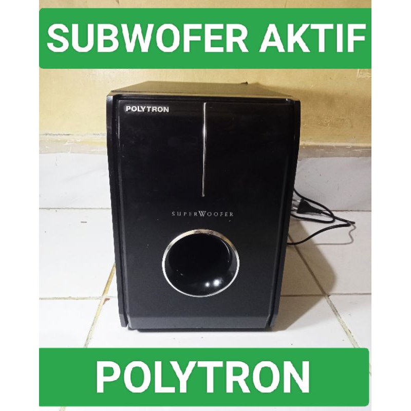 Jual Subwofer Aktif Polytron Salon Sub Aktif polytron Speaker Aktif ...