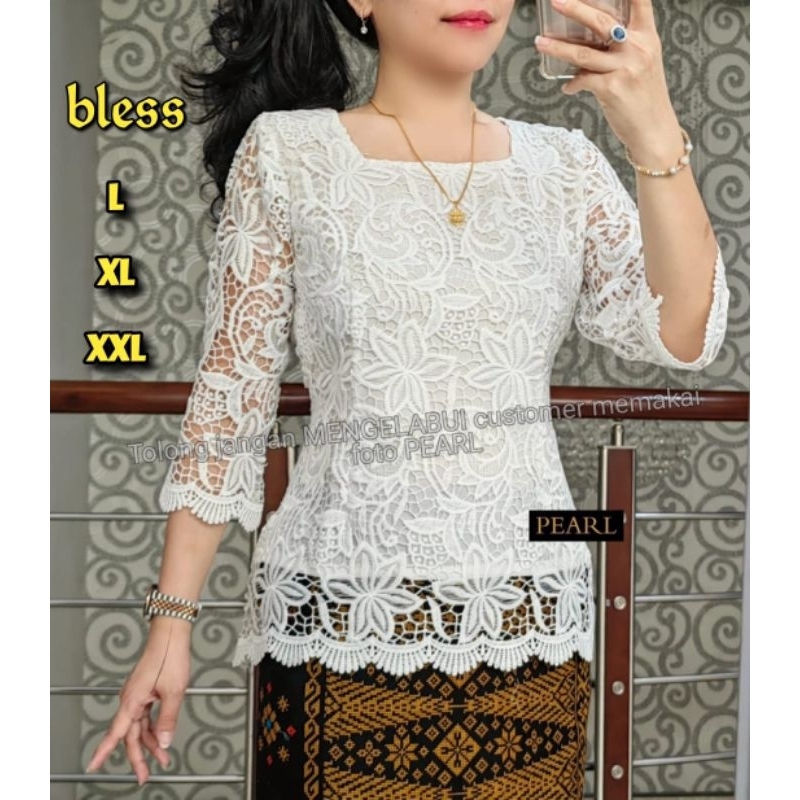 Jual Atasan brokat premium | Shopee Indonesia