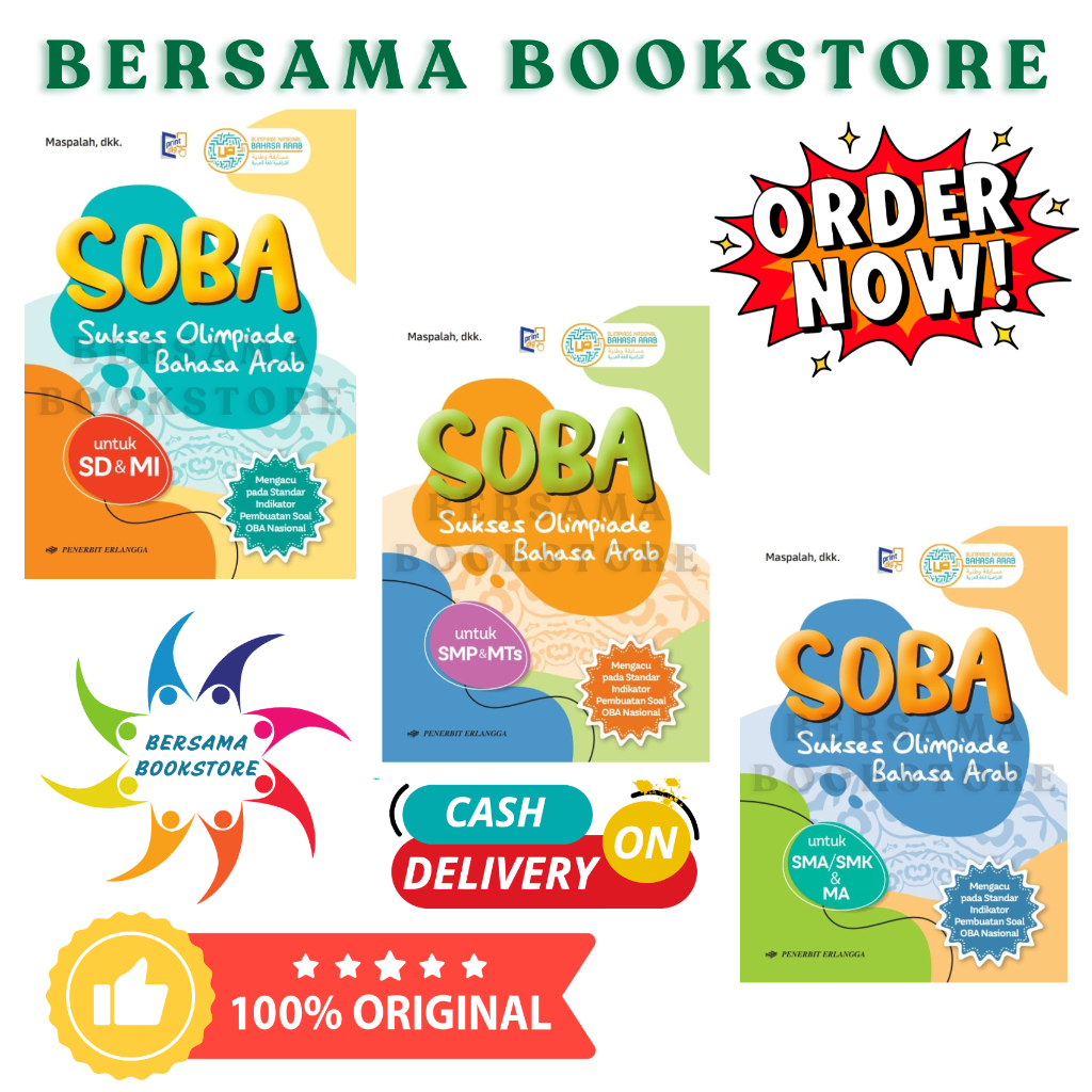 Jual BUKU SOAL SOBA (SUKSES OLIMPIADE BAHASA ARAB) UNTUK SD/MI, SMP/MTS ...