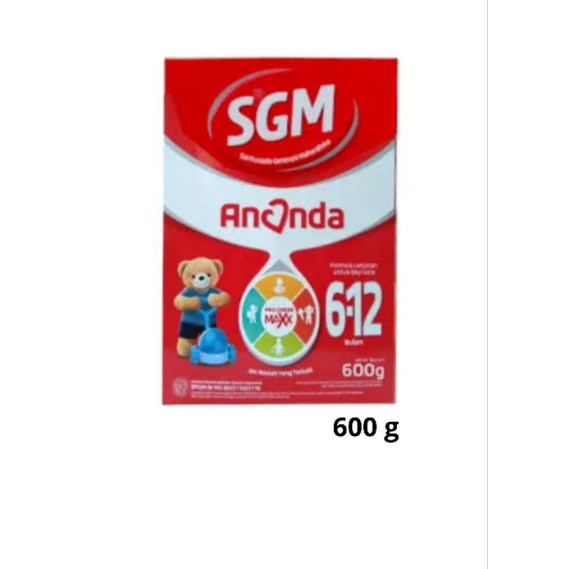 Jual SGM Ananda 6-12 bulan (600 g) | Shopee Indonesia