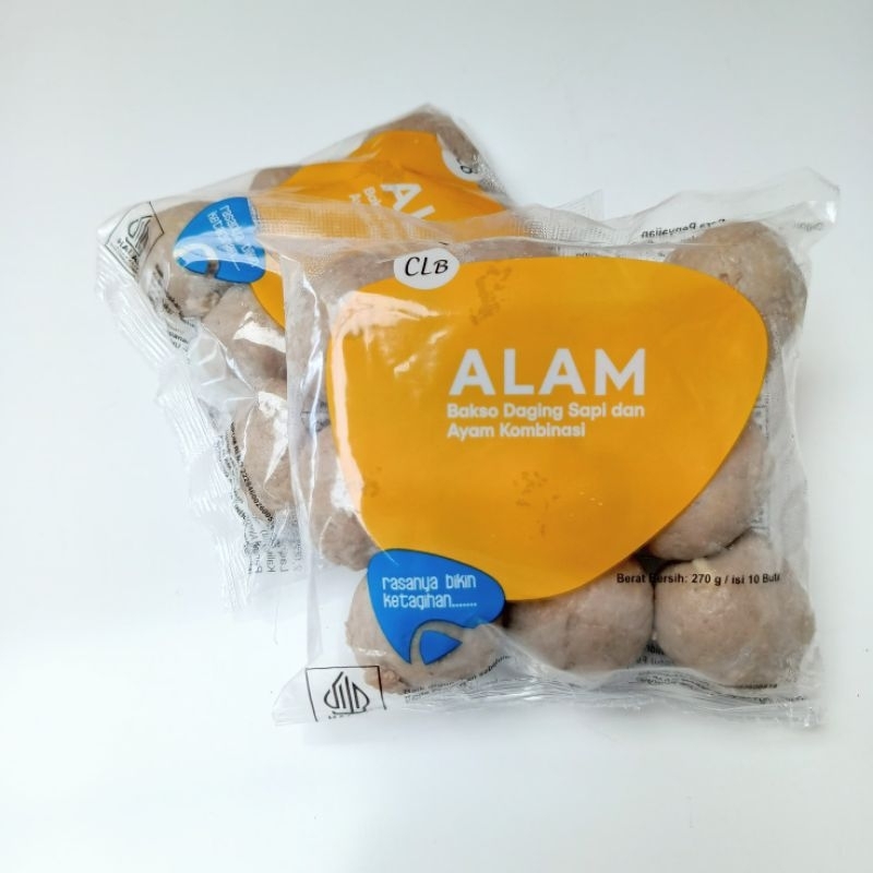 Jual MOOJOK-Baso Alam CLB 10 Bakso ukuran sedang daging sapi Kombinasi ...