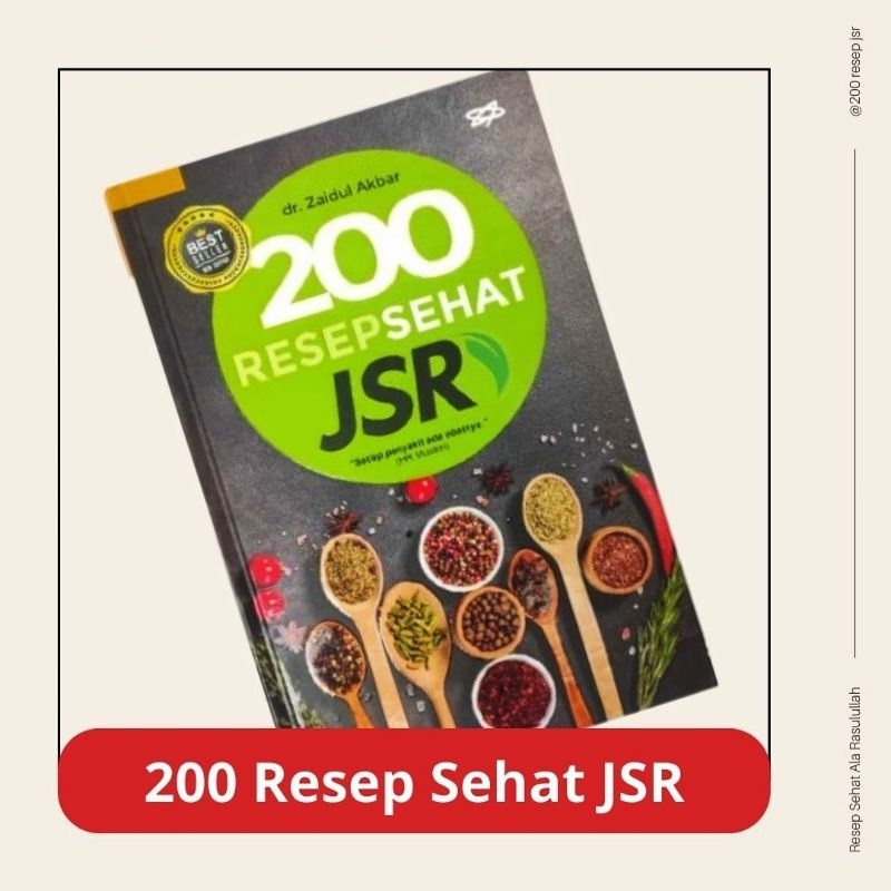 Jual Buku Resep Jsr dr Zaidul Akbar Full Warna - Buku 200 Resep Sehat Ala Rasulullah | Shopee ...