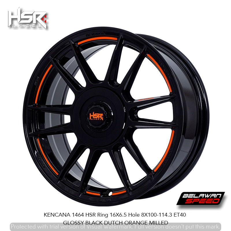 Jual VELG MOBIL HSR UNTUK BRIO AGYA JAZZ SIGRA CALYA YARIS RING 16 HSR KENCANA 8X100-114,3 R16 ...