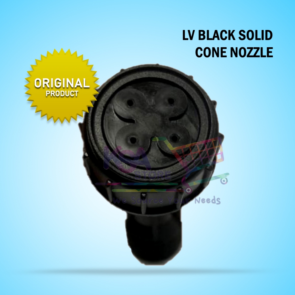 Jual LV Black Solid Cone Nozzle - 130 L/HA (for Osatu / Inter) | Shopee ...