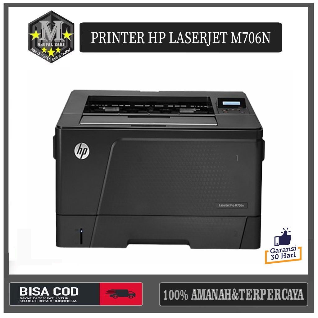 Jual Printer HP laserjet pro m706n laser mono A3 sudah siap pakai murah bergaransi | Shopee ...